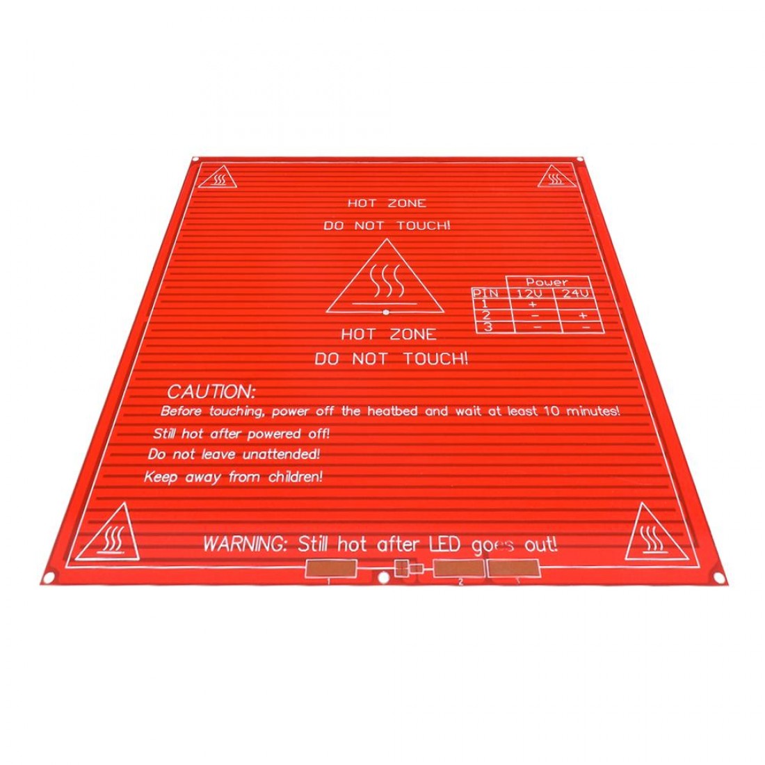 3D Printer 12V - 24V Heatbed MK2b 214 x 214mm PCB Dual Power Reprap MK2 ...
