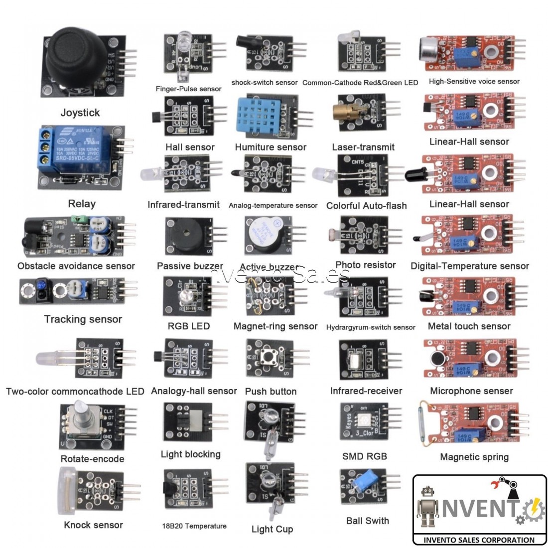 37 Sensor Ultimate 37 in 1 Sensor Modules Kit for UNO Mega Raspberry PI