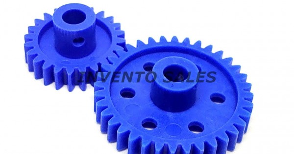 1pcs each Plastic Spur gear 24 Teeth + 36 Teeth 6.5mm Width, 6mm hole ...