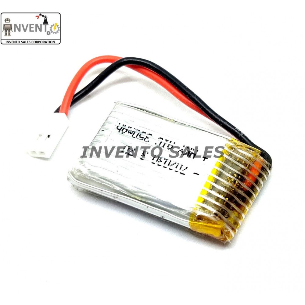 LiPo 3.7V 350 mAh 35x20x8mm 1 Cell 20C Lithium Polymer Rechargeable ...