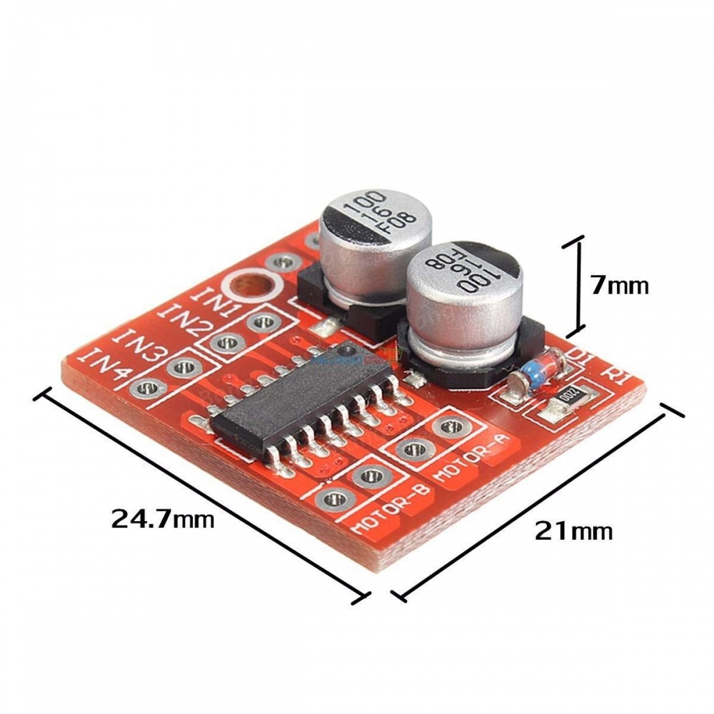 2 Channel L298N MINI DC Stepper Motor Drive Module Board reversing PWM ...
