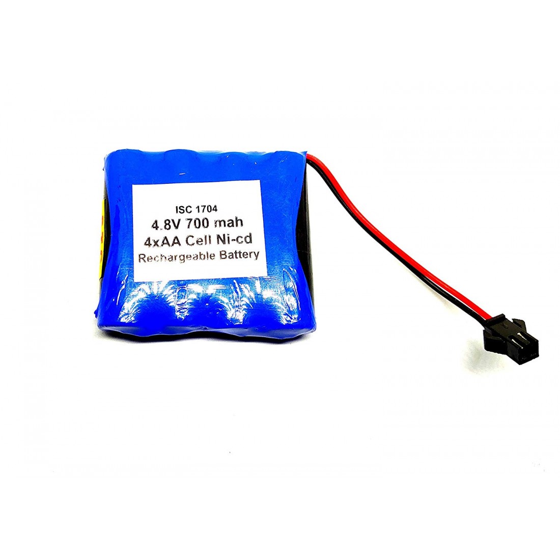 4.8V 700 mAh Polymer Ni-Cd Rechargeable 4 AA Cell Battery Pack for ...