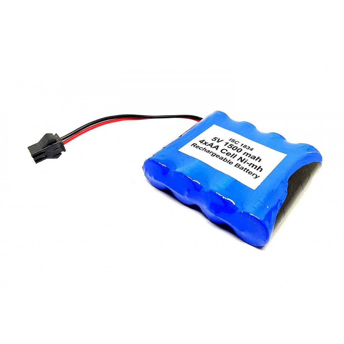 5V 1500 mAh Polymer Ni-mh Rechargeable 4 AA Cell Battery Pack for ...