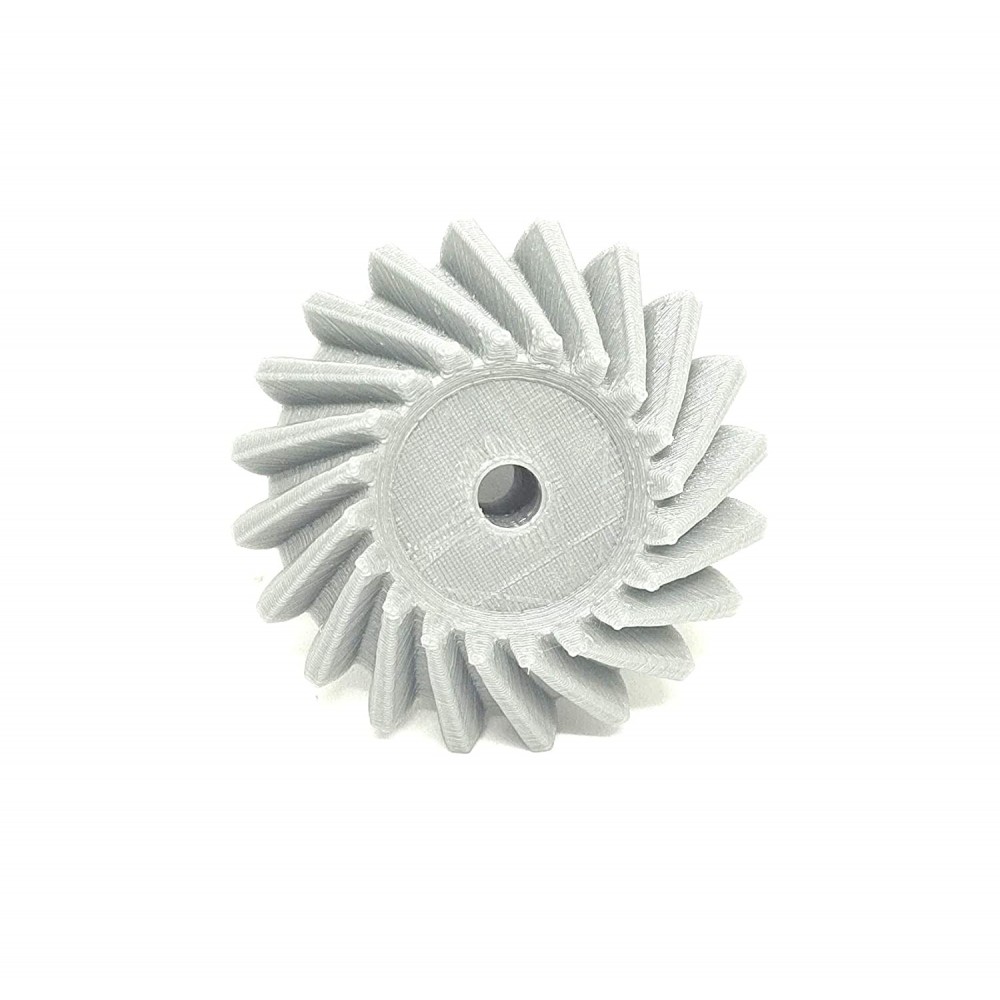 1pcs 3D Printed Left Helical Plastic Bevel Gear 20 Teeth, 53mm dia ...