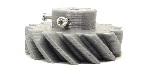1pcs 3D Printed Right Helical Plastic Spur Gear 14 Teeth, 54mm dia ...