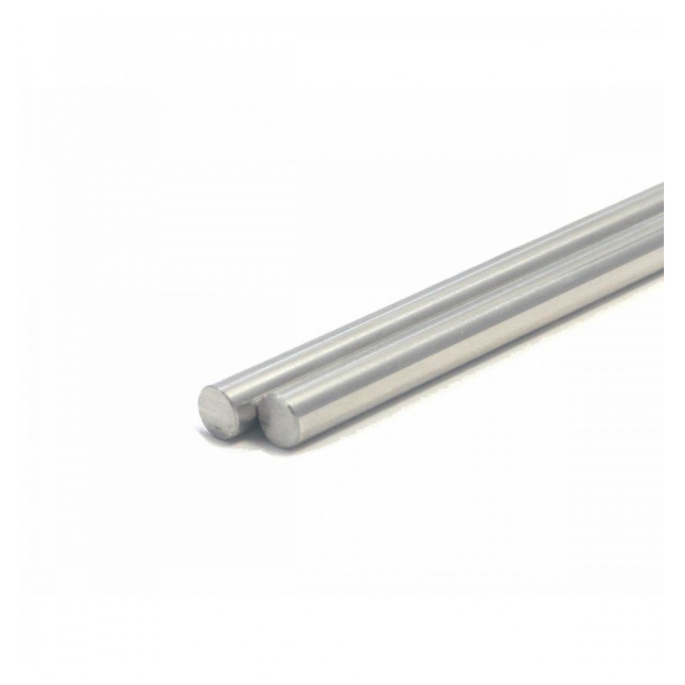 2pcs EN31 Rustproof Steel Smooth Rod 12mm OD 500mm (0.5 mtr) Long for ...