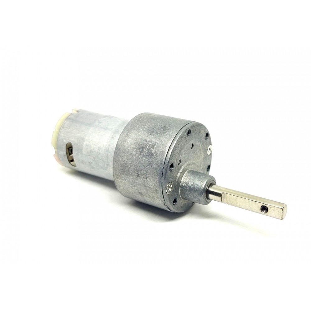 12v 10 Kg-cm 300 rpm DC Side Shaft High Torque Geared Motor Heavy Duty
